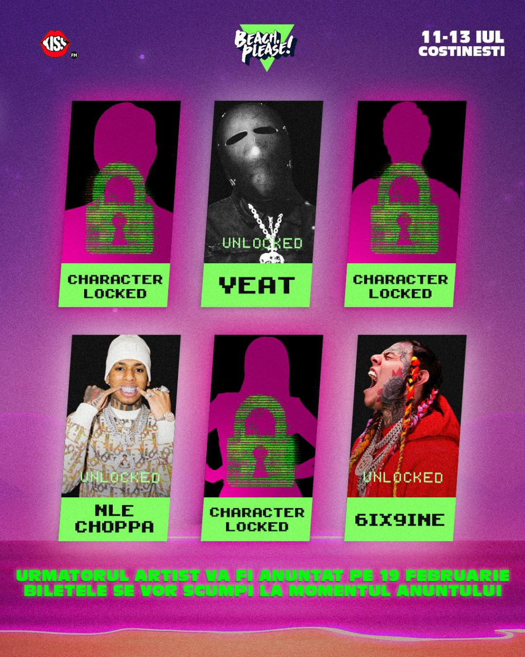 Rapper-ul Yeat, la Beach Please 2024 - Media Network Romania